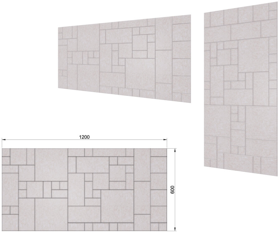 Akustik Absorber Wand, Wandverkleidung, Akustikplatten, Wandpaneele